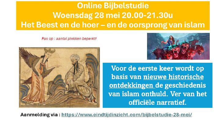 Bijbelstudie 28 mei :: Eindtijdinzicht